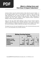 Bishop Score: Cervical Assessment Guide | PDF