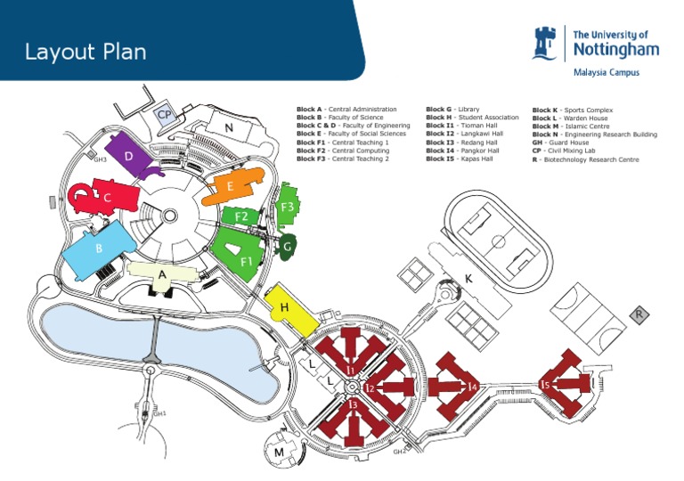 University Campus Layout Plan | PDF