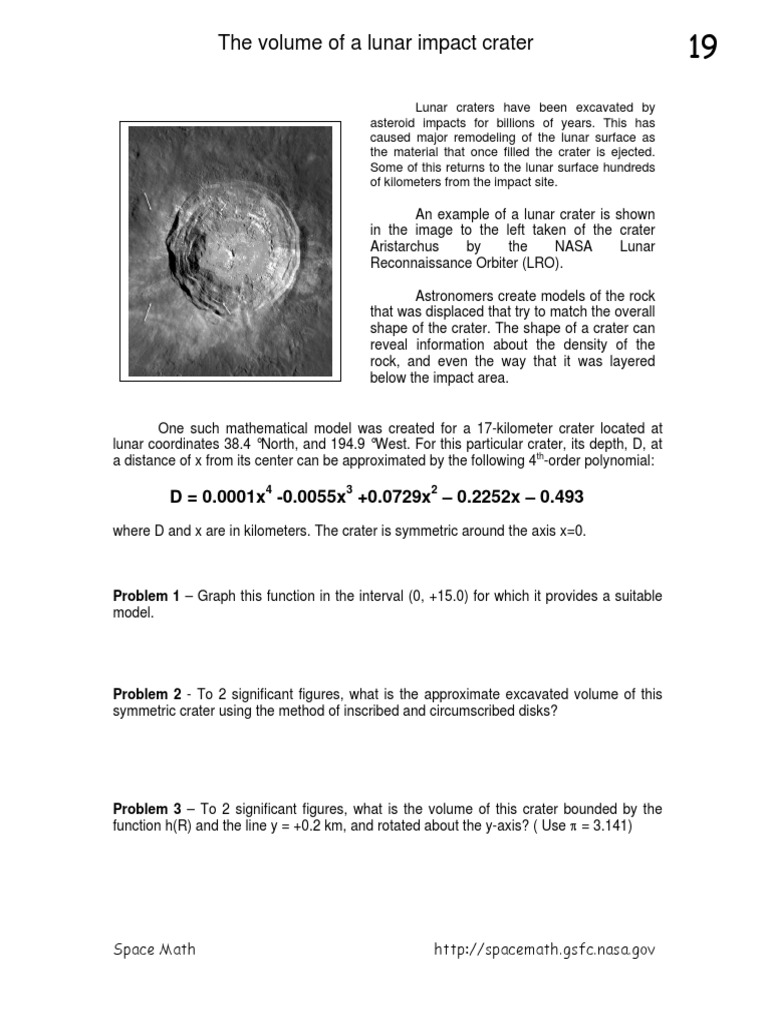 Lunar Impact Crater | PDF | Impact Crater | Moon