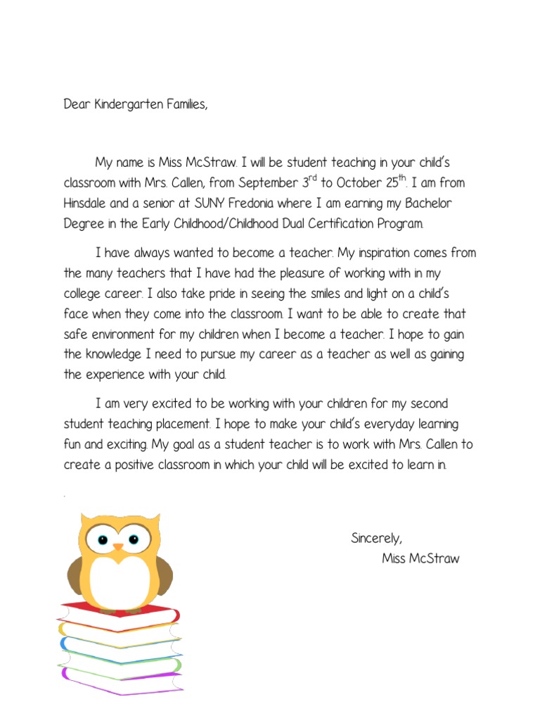Letter To Families | PDF