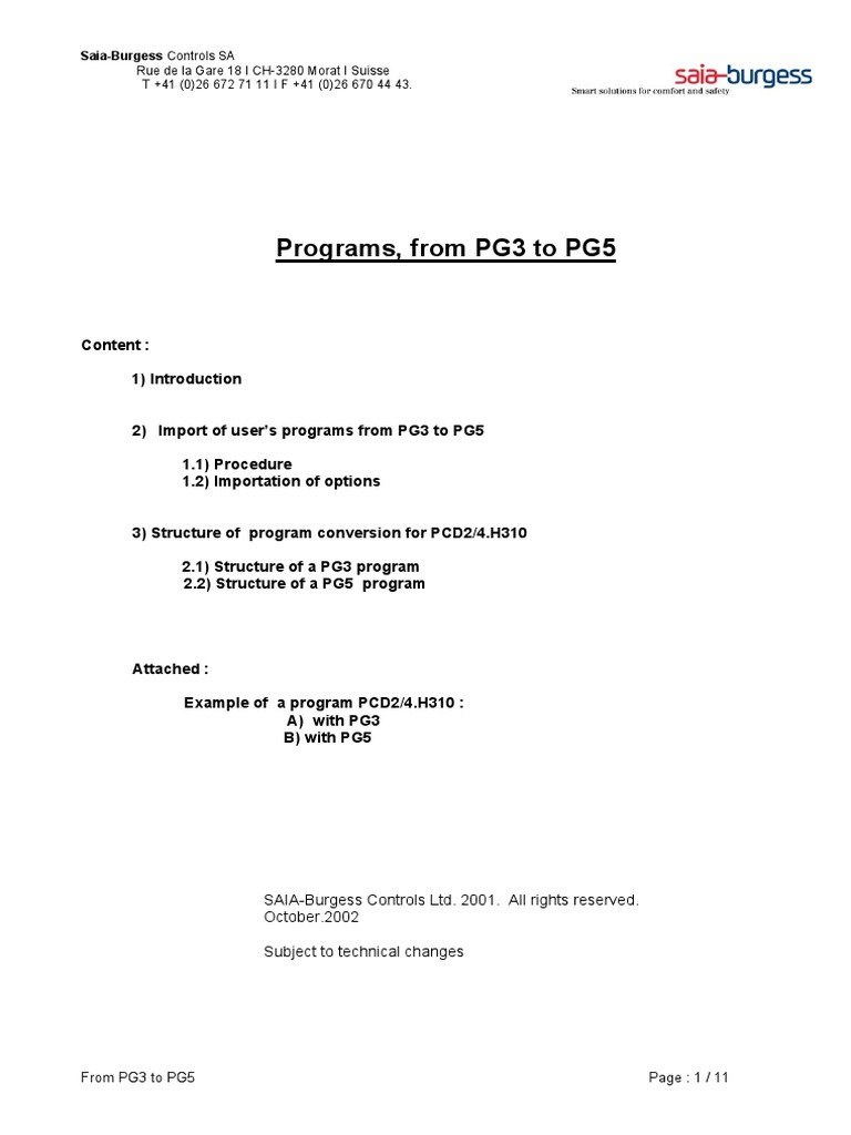 Import of Projects From PG3 To PG5 301002 | PDF | Computer File | Software