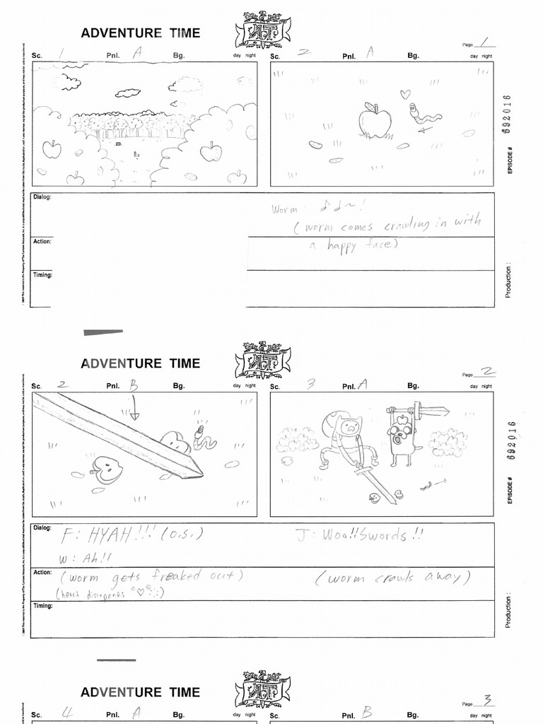 "Tree Trunks" Storyboard | PDF
