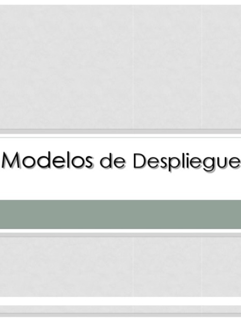 Estrategias de Despliegue Efectivas | PDF | Planificación | Gestión ...