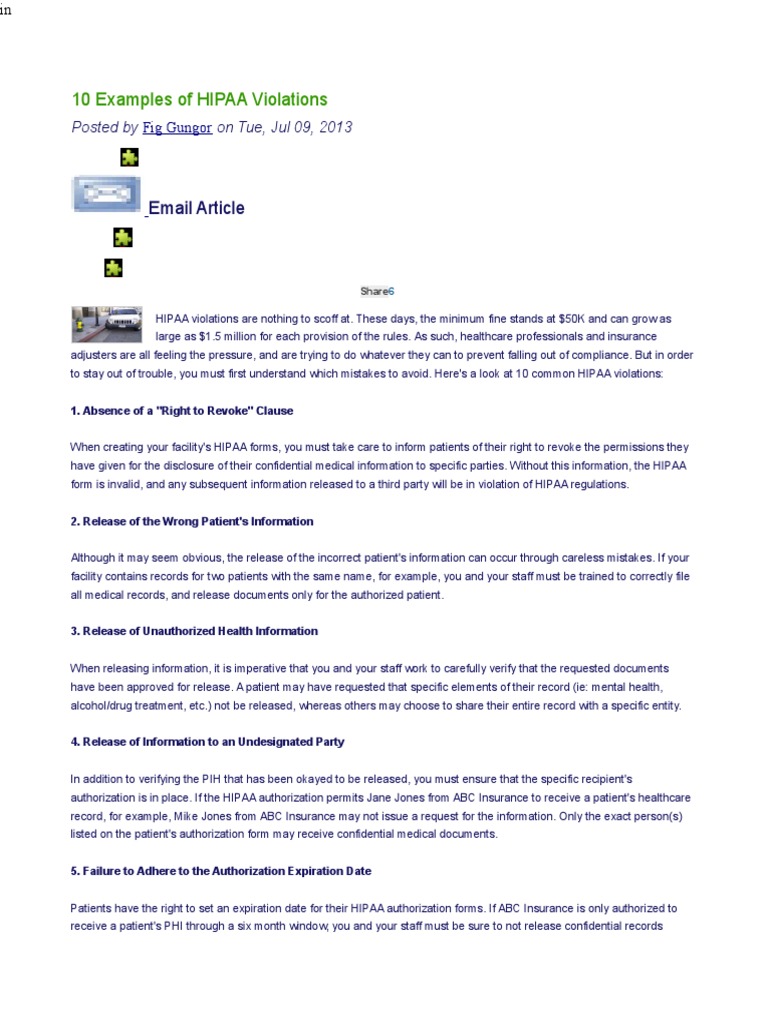 Hipp | Health Insurance Portability And Accountability Act | Medical Record