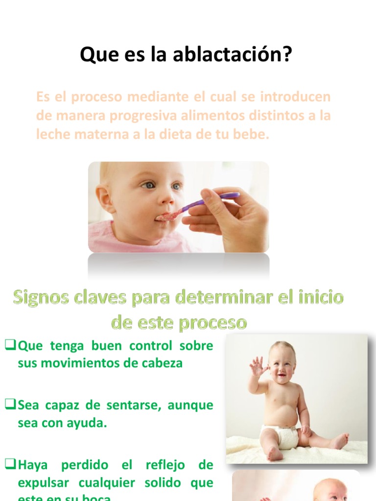 Que Es La Ablactación | PDF | La leche materna | Huevo como alimento