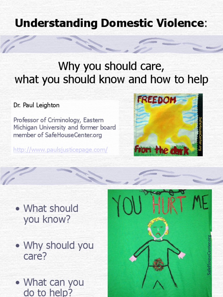 Understanding Domestic Violence: Why You Should Care, What You Should ...