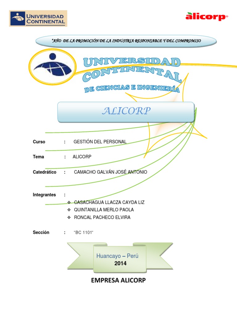 Alicorp 4 | PDF | Liderazgo | Business