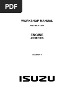 List of Isuzu Engines | PDF | Diesel Engine | Horsepower