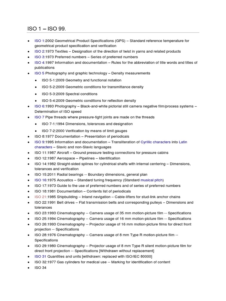 Iso 1 | PDF | Screw | Technical Drawing