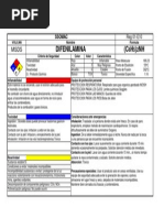 HOJA DE DATOS DE SEGURIDAD DE SUSTANCIS QUIMICAS Cloruro de Amonio NH4Cl | PDF | Cloro | Amoníaco