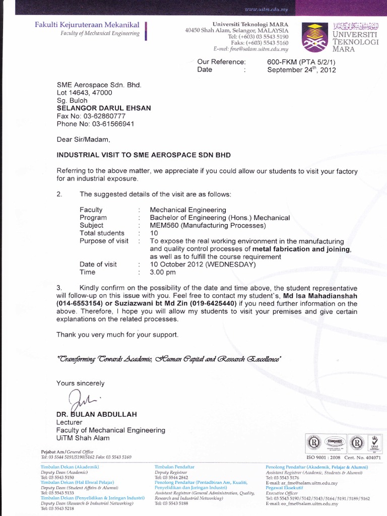 Sme Aerospace Sdn. BHD | PDF | Science Technology Engineering And ...