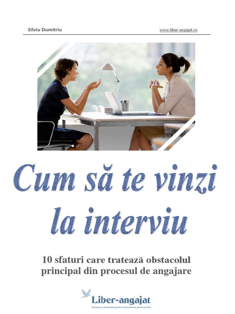 Cum Sa Te Vinzi La Interviu | PDF
