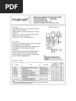 Datasheet Led 3MM | PDF | Light Emitting Diode | Electrical Components