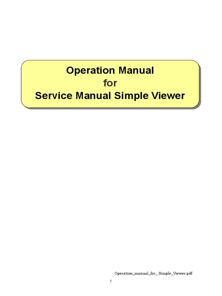 Simple Viewer Operation Manual | PDF | Digital Technology | Microsoft ...