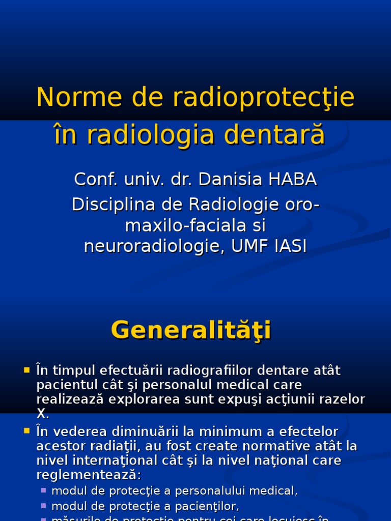 Norme de Radioprotectie in RD | PDF