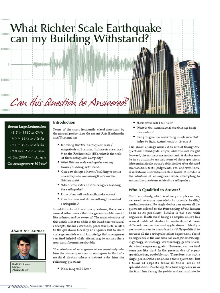 What Richter Scale PDF | PDF | Earthquakes | Geophysics