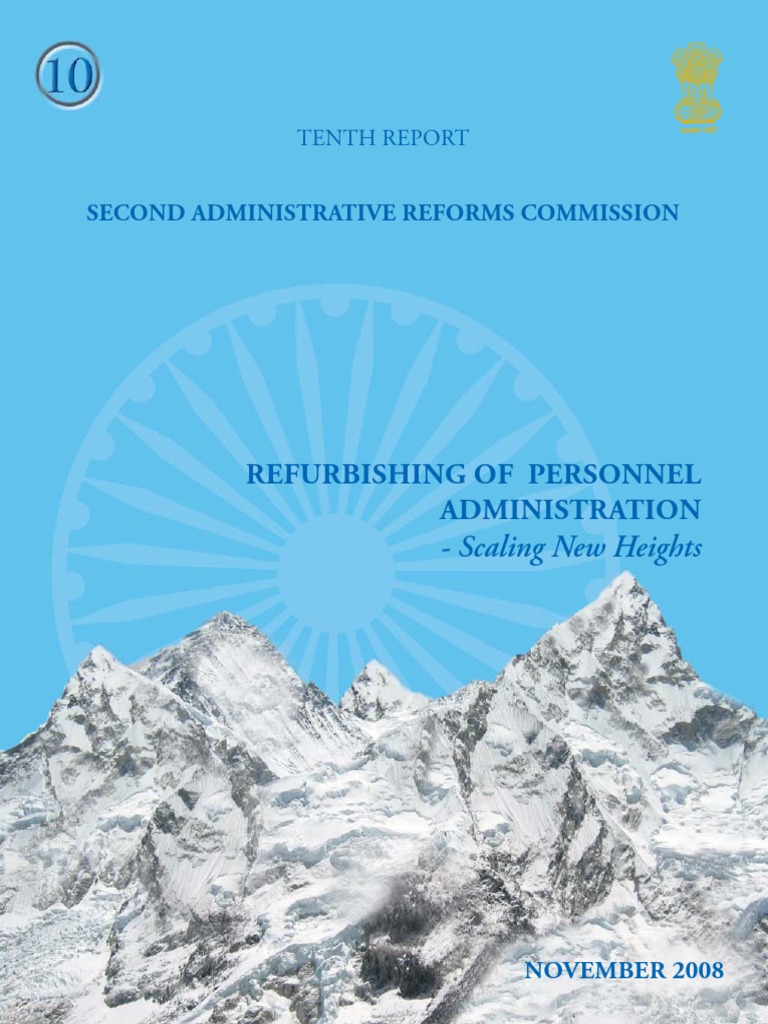 2nd ARC 10th Report | PDF | Government | Social Institutions