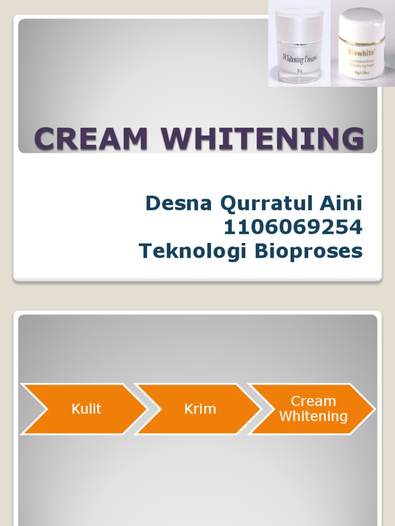 Cream Whitening