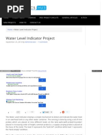 Water Level Indicator Project (Abstract) | PDF