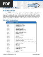 List of Catia Keyboard Shortcuts | PDF