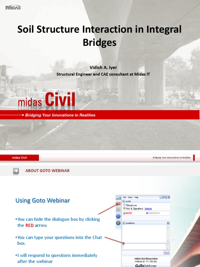 Integral Bridge Midas Seminar | PDF | Deep Foundation | Structural Engineering