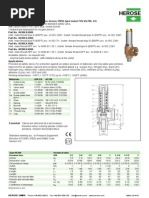 CASTEL Brochure Safety Valves 3061 3065 - EN | PDF | Valve | Pump