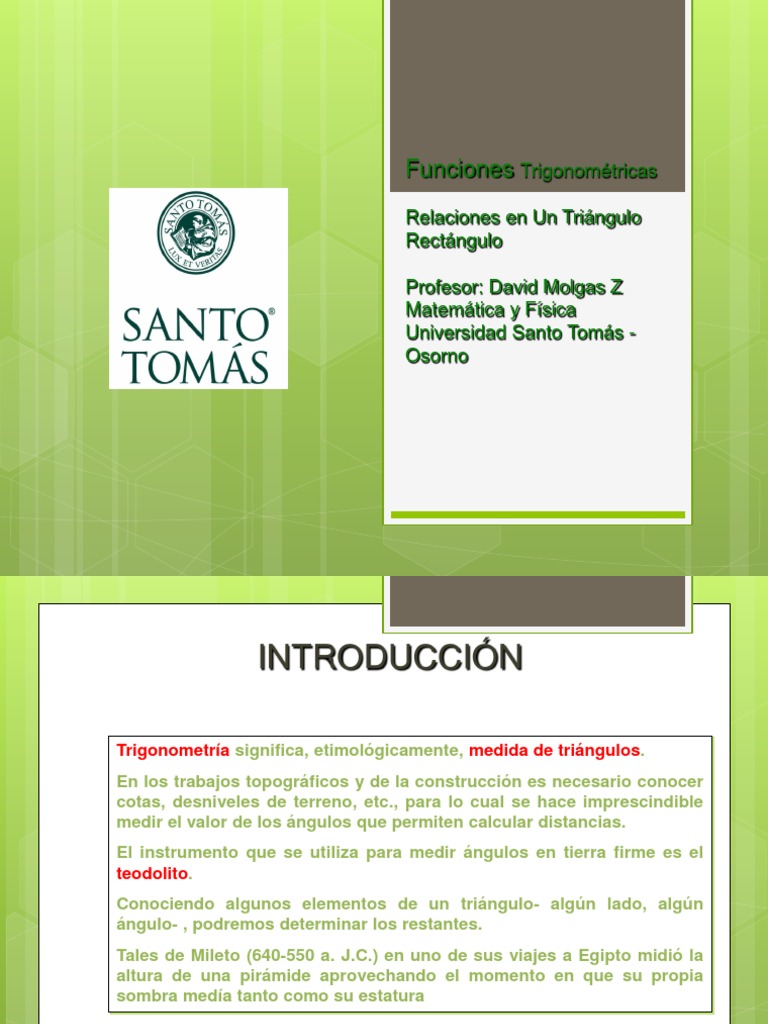 Funciones Trigonométricas - Ma011 | PDF | Triángulo | Trigonometría