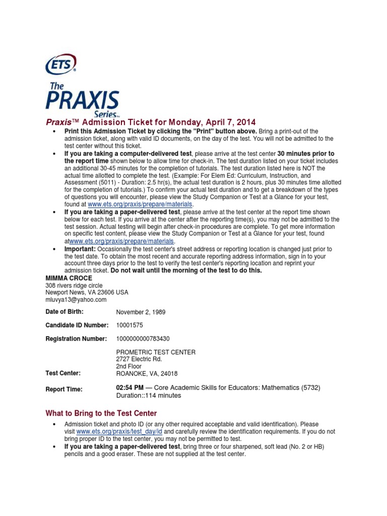 Praxis | PDF | Fee | Identity Document