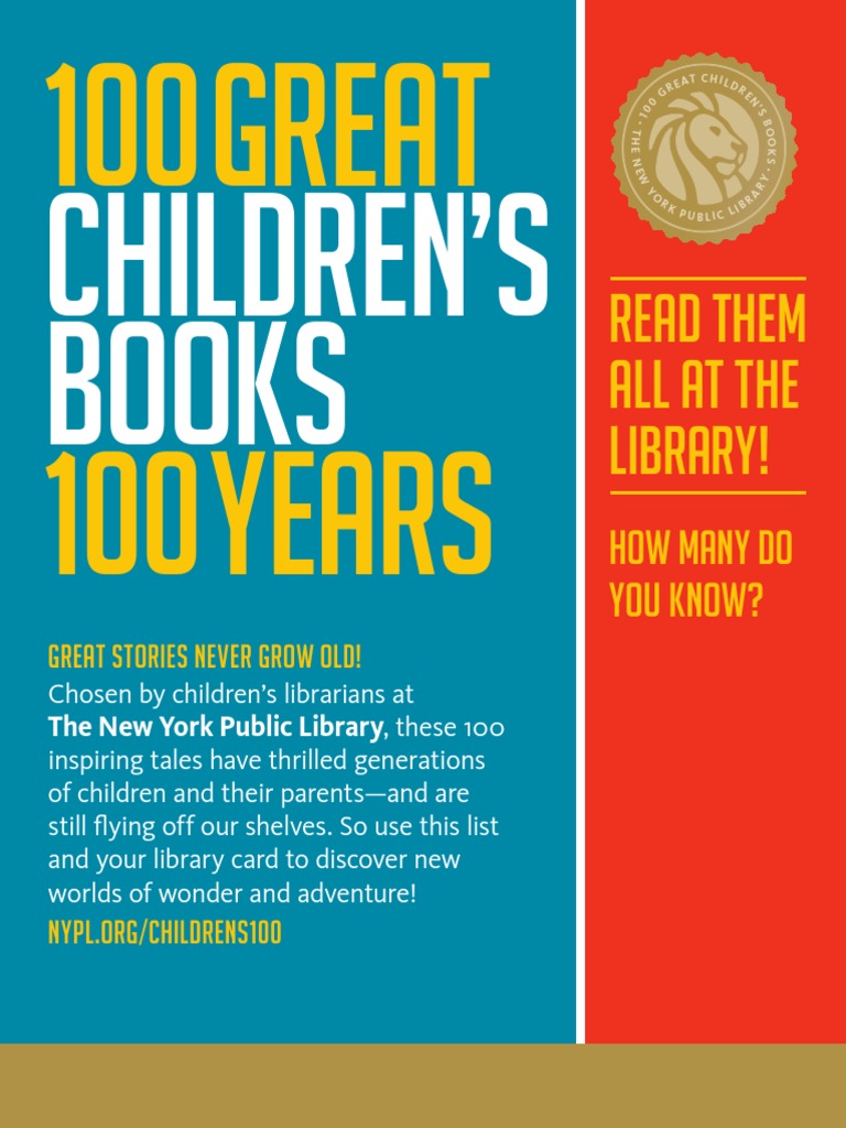 100 Great Childrens Books | PDF | Children's Media | Children's Literature
