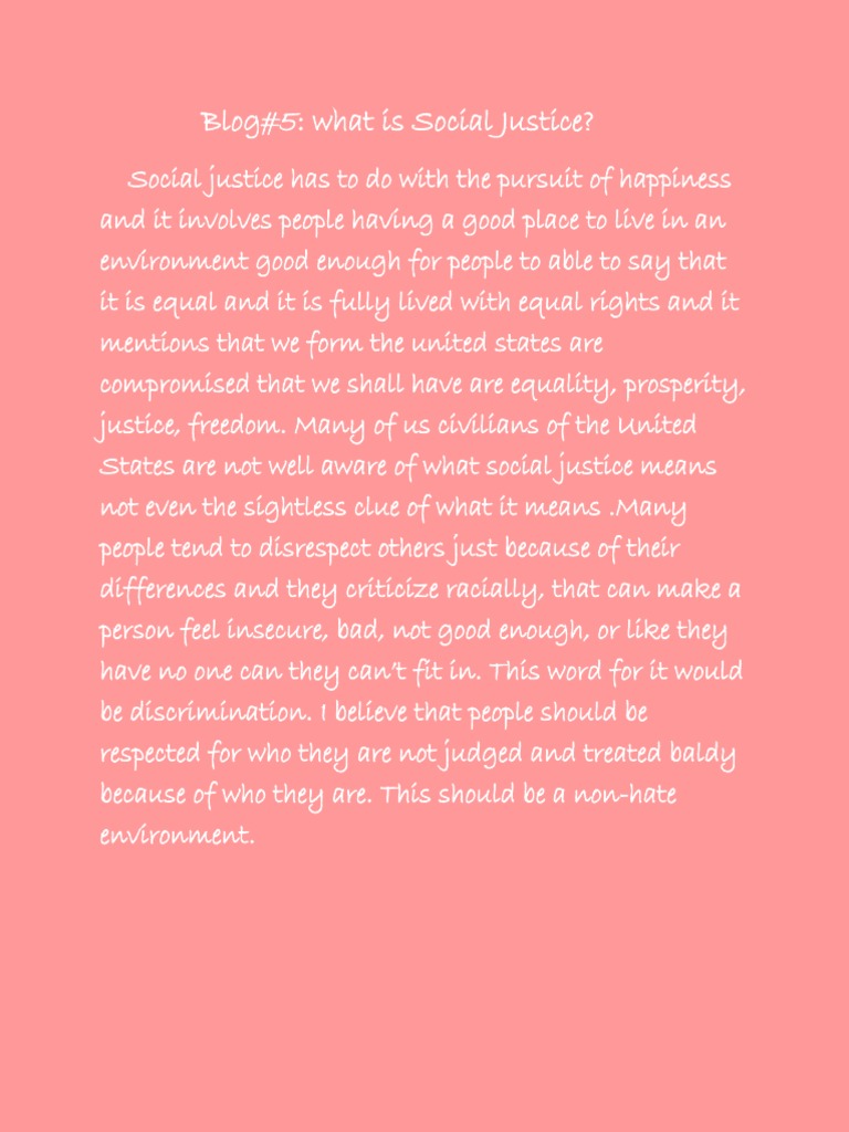 Understanding Social Justice Concepts | PDF | Wellness