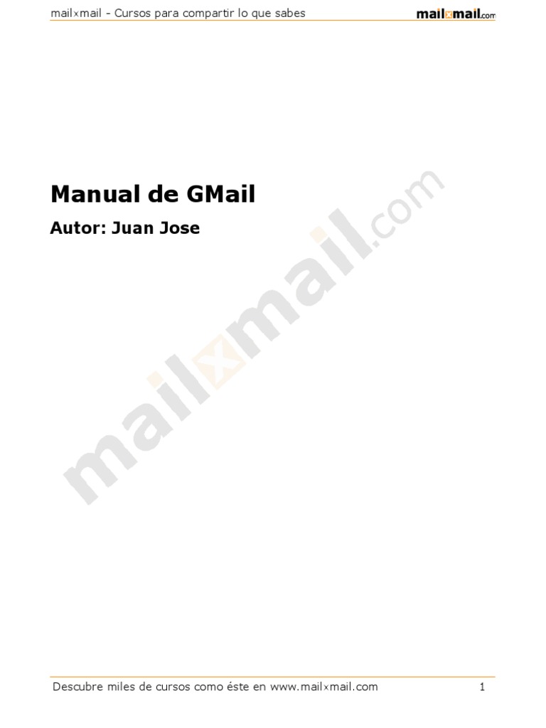 Manual Completo de Gmail | PDF | Correo electrónico | Gmail