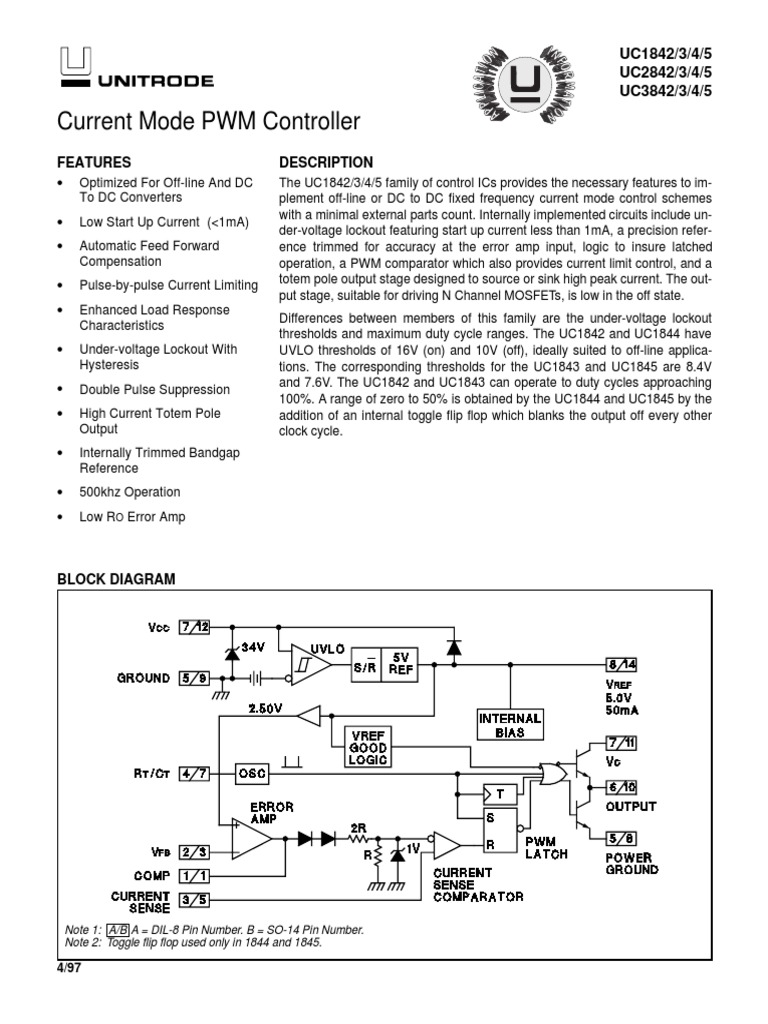 UC3845BN | Amplifier | Electronic Engineering