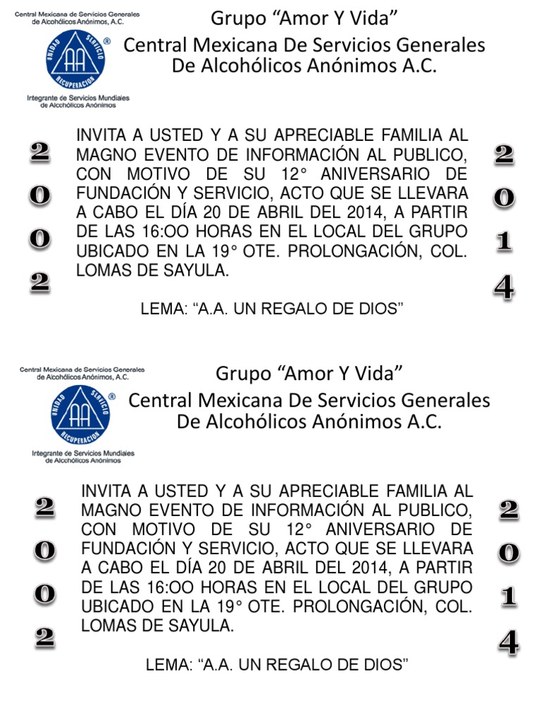 Alcoholicos Anonimos | PDF