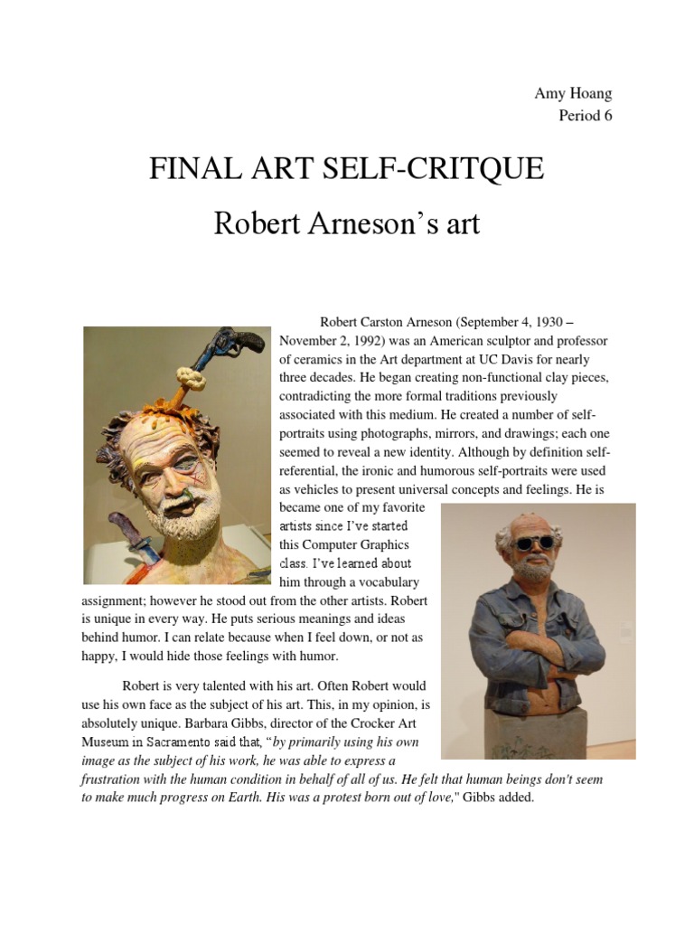 Final Art Self Critque | PDF | Classics