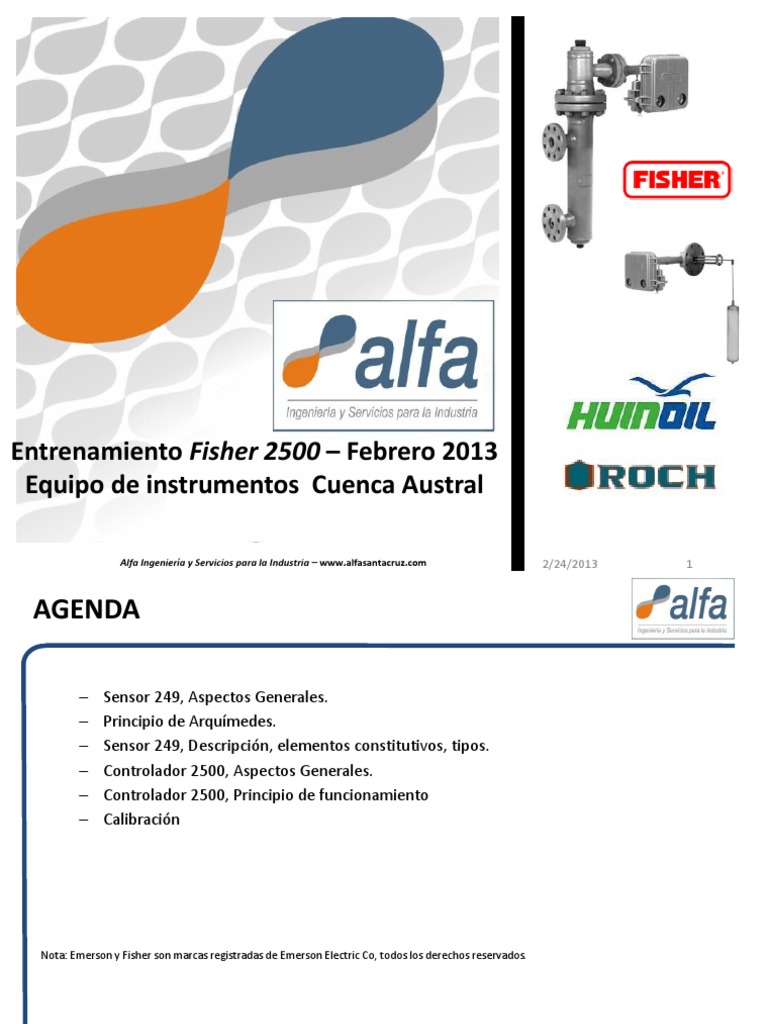 Resumen Funcionamien Level-Trol Fisher 2500 | PDF | Física | Ingeniería ...