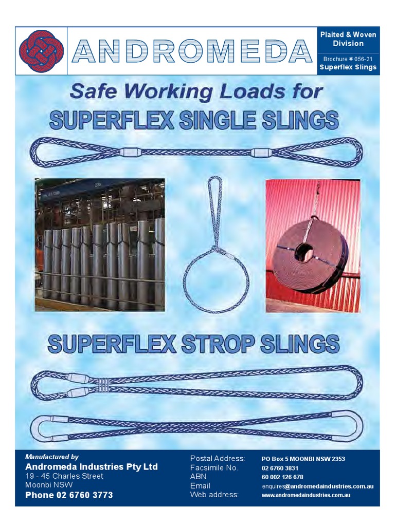 Andromeda Superflex Steel Slings - Small | PDF | Deep Foundation ...