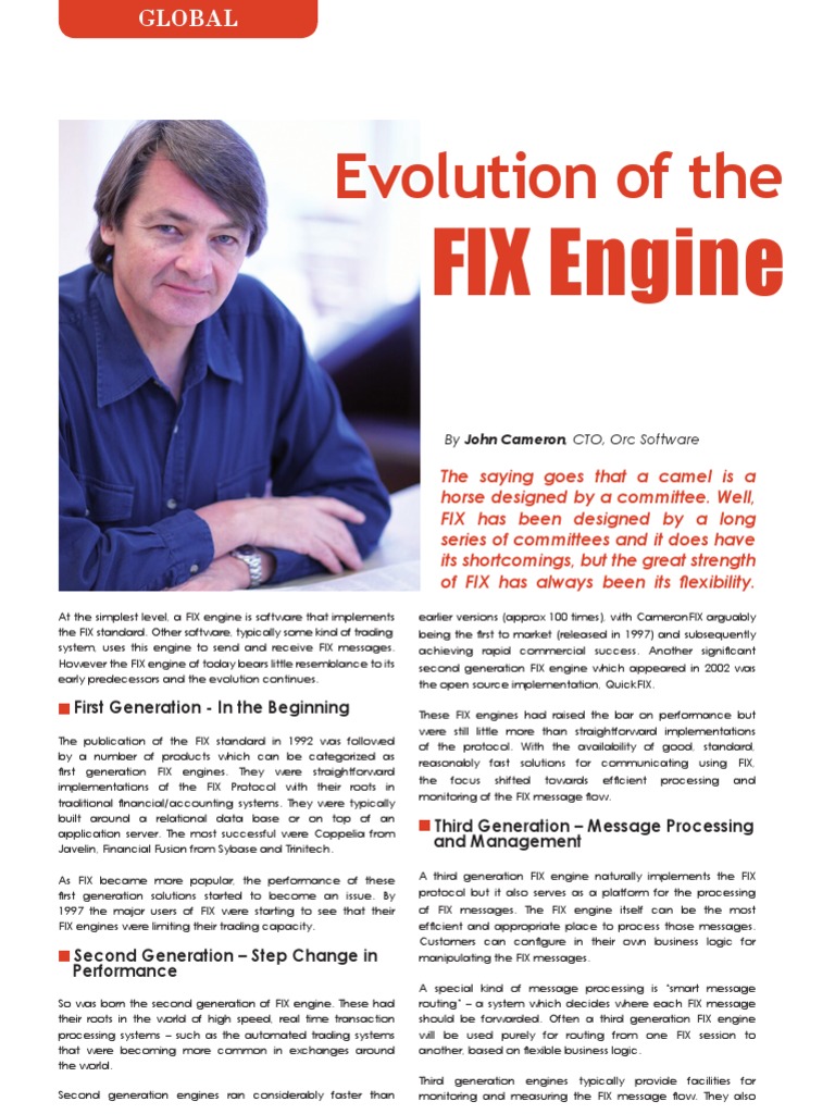 Evolution of The FIX Engine | PDF | Latency (Engineering) | Algorithmic ...