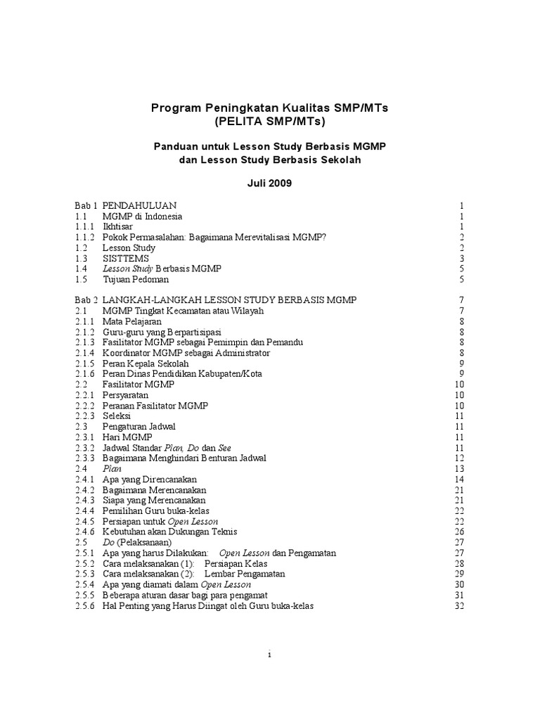 04.panduan LS-MGMP & Lsbs | PDF