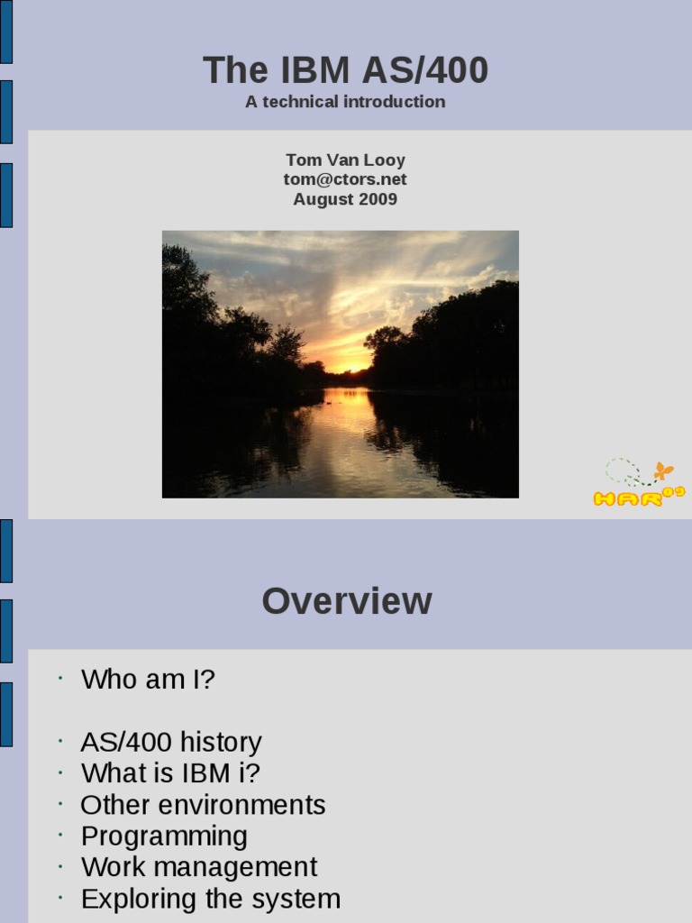 Very Useful - AS400 Slides | PDF | Ibm System I | Classes Of Computers