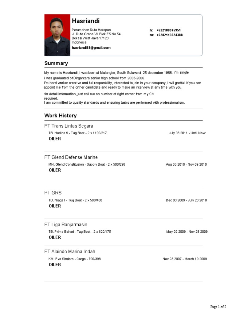 Hasriandi: Trans Lintas Segara | PDF