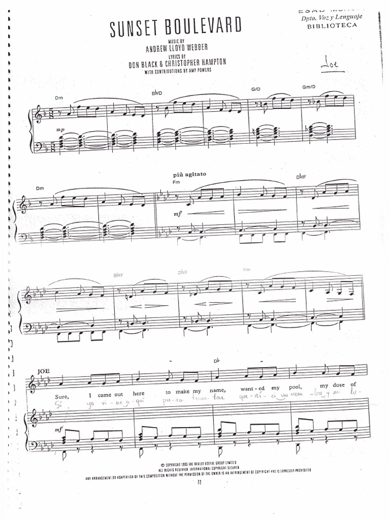 Sunset Boulevard | PDF