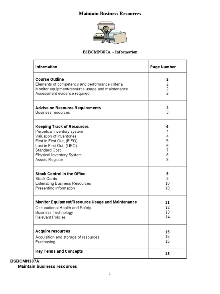 Managing Business Resources Effectively | PDF | Resource | Inventory