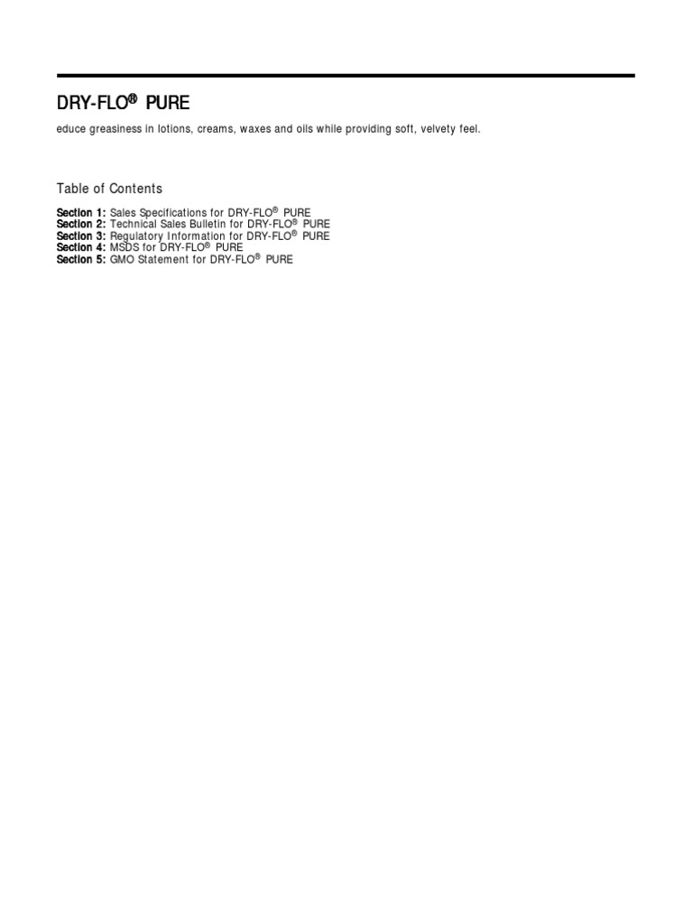 Dry Flo Pure | PDF | Combustion | Toxicity