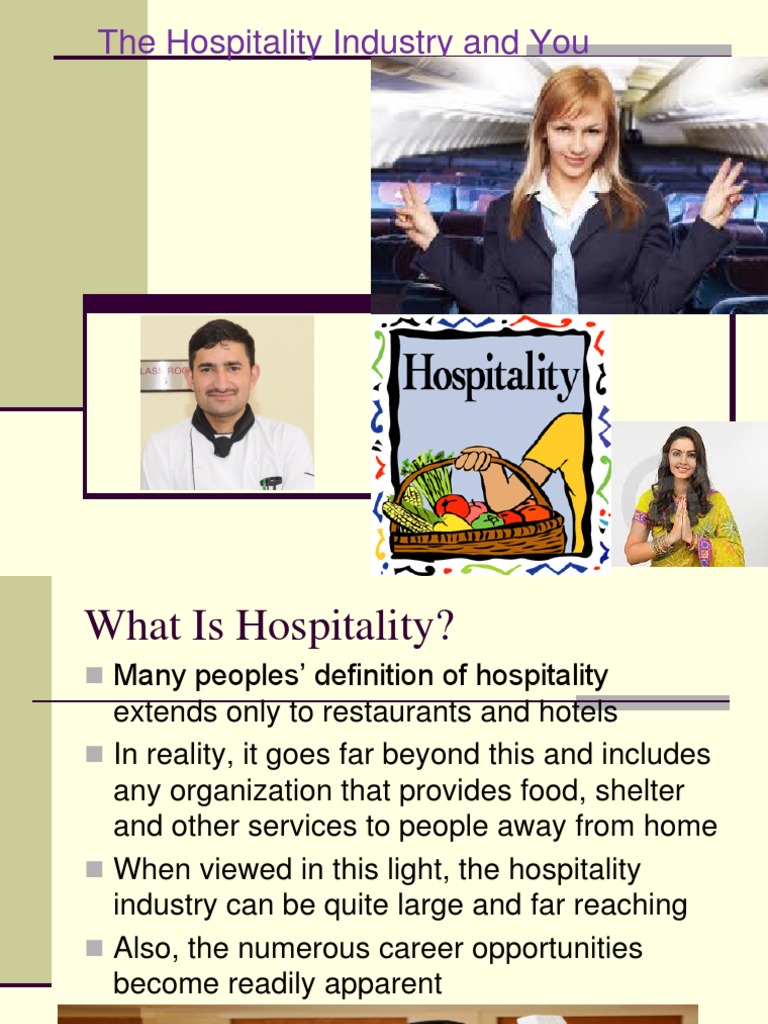 Introduction To The Hospitality Industry | PDF | Employment | Foods