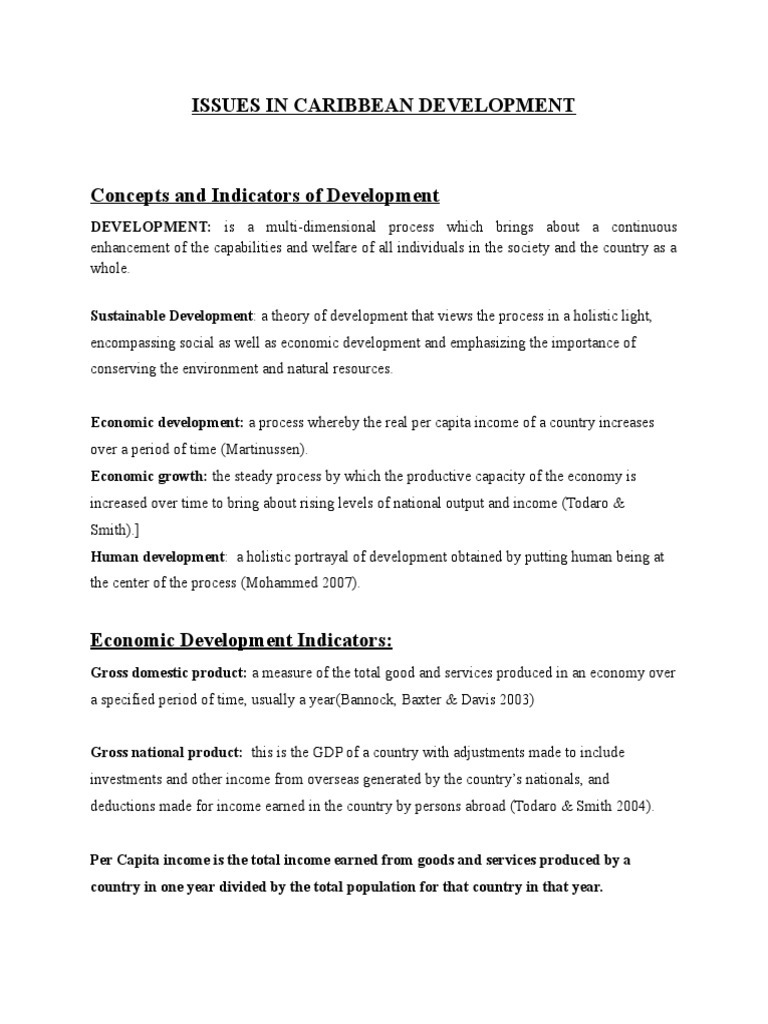 Issues in Caribbean Development | PDF | Literacy | Economic Development