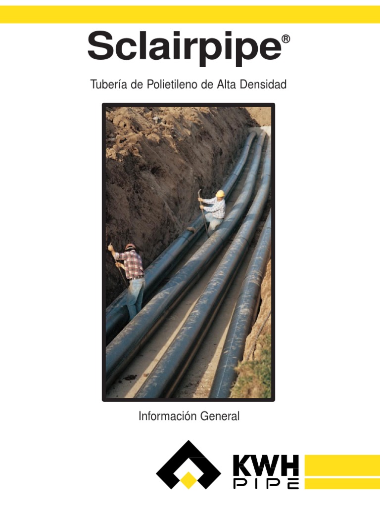 Catalogo de Tuberia de Hdpe Sclairpipe | PDF | Tubería (transporte de ...