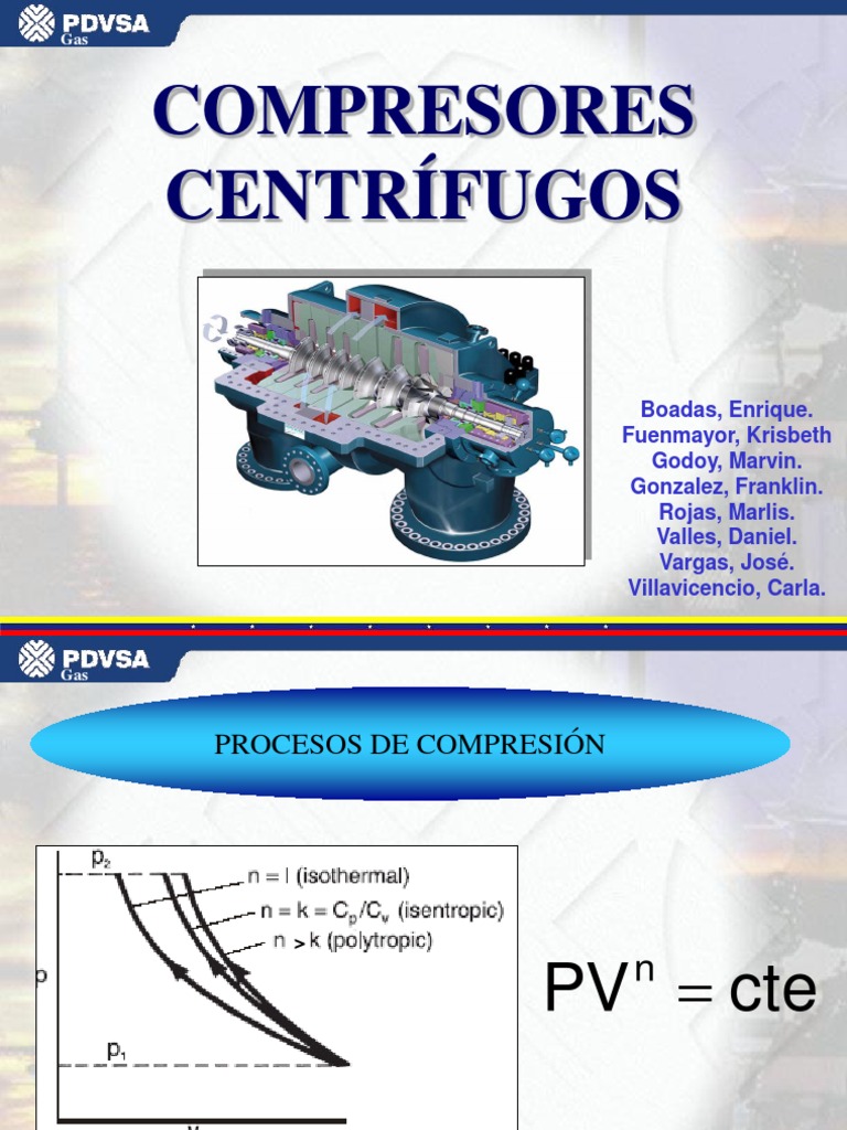 Compresores Centrífugos Completa | PDF | Compresor de gas | Combustibles
