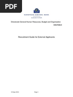 City of Tshwane e Recruitment Applicant User Guide Internal and ...