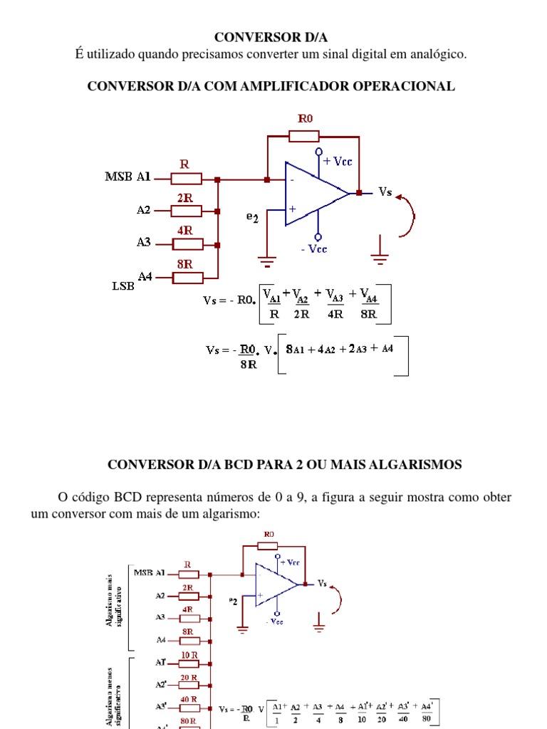 Conversores AD DA PDF | Download grátis PDF | Conversor digital para ...