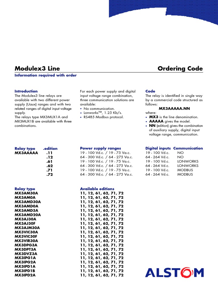 ALSTOM | PDF | Power Supply | Electrical Engineering
